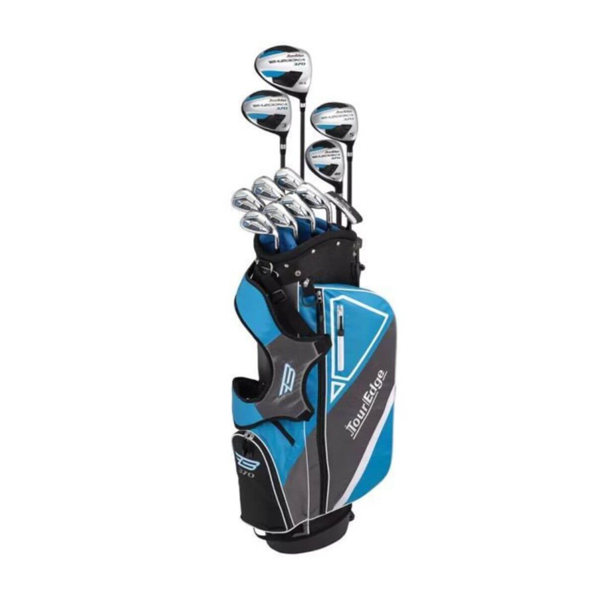 Tour Edge Bazooka 370 Golf Complete Steel Set LH (12 Club & Bag ...