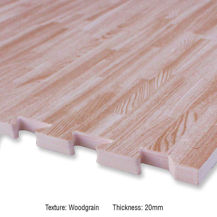 USI Wood Grain Interlock Eva Foam Mat -(20 mm, 1 Pc) – Sportswing.in