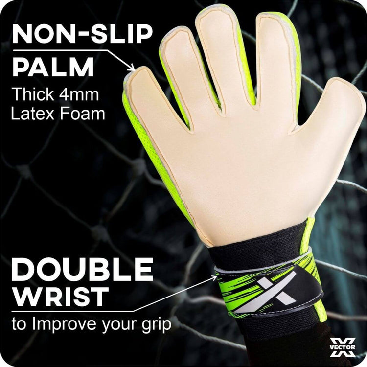 Vector X Cyclone Football Goalkeeper Gloves – Sportswing.in