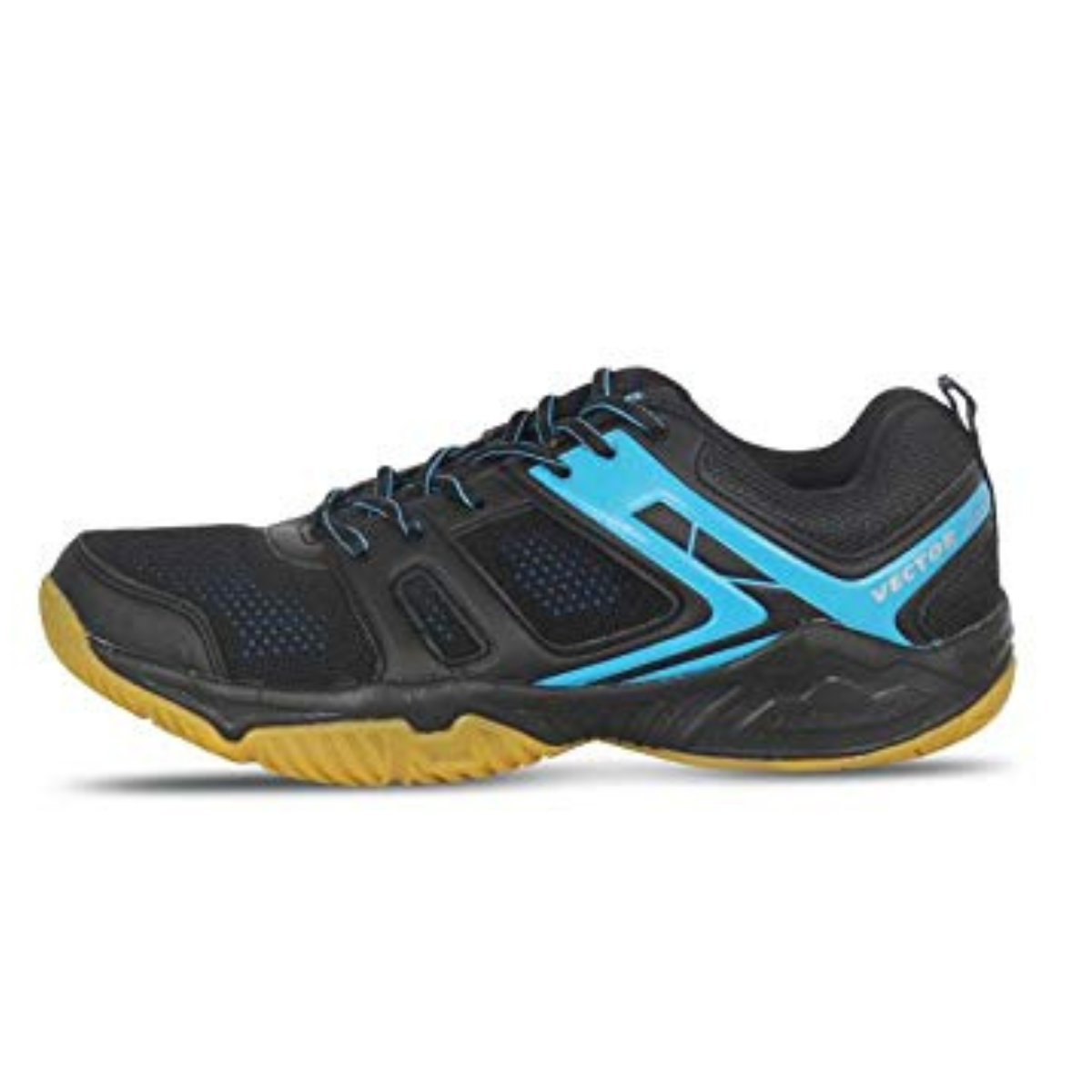 Vector X Non Marking Badminton Shoes CS-2060 (Black-Blue) – Sportswing.in