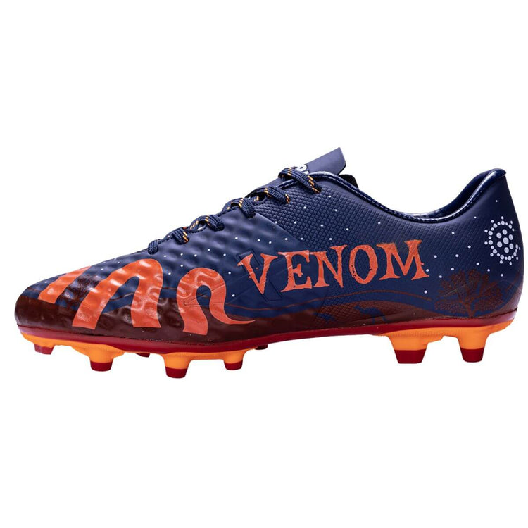 Vector X Venom Football Studs (Orange/Navy) – Sportswing.in