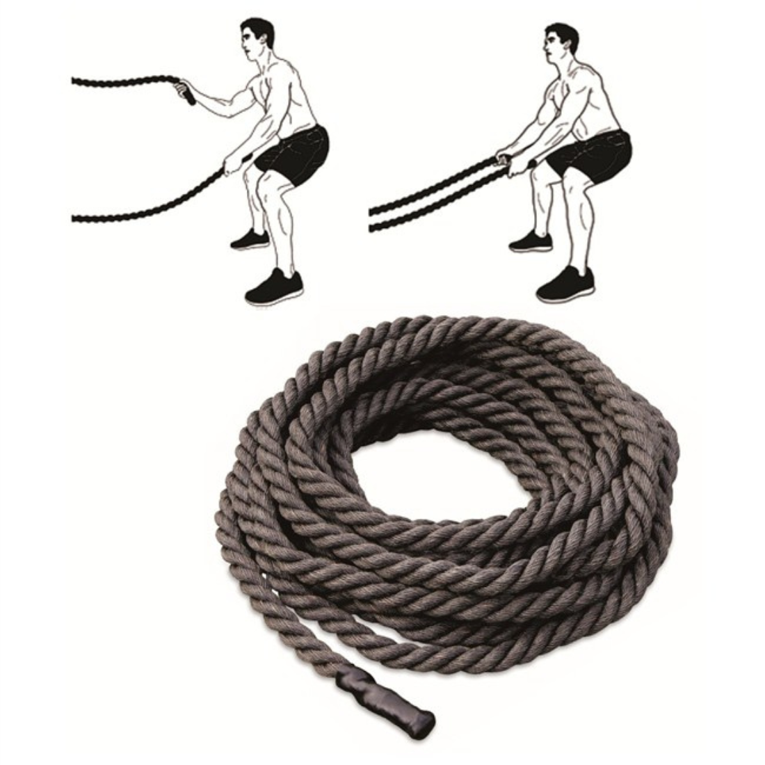 Vinex Fitness/Battling Rope (50MM) – Sportswing.in