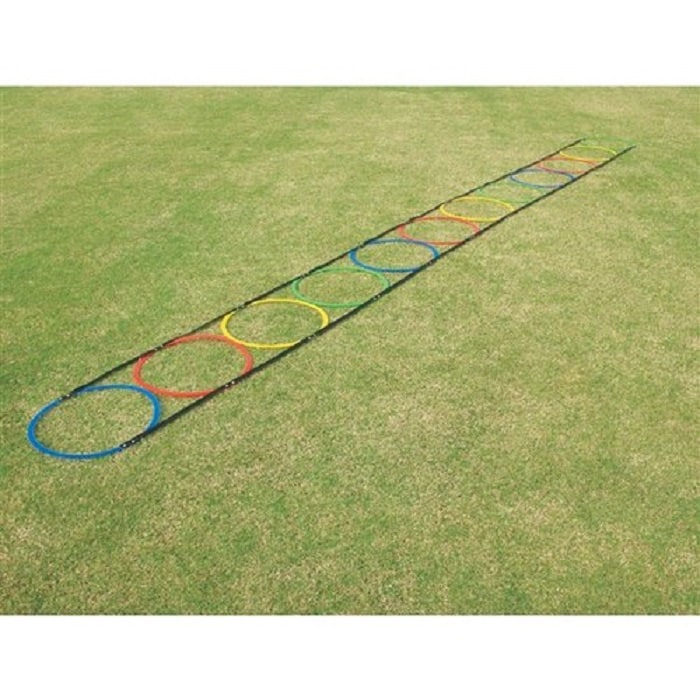 Vinex Hoops Agility Ladder Multi Colour (24 Hoops Ladder) – Sportswing.in