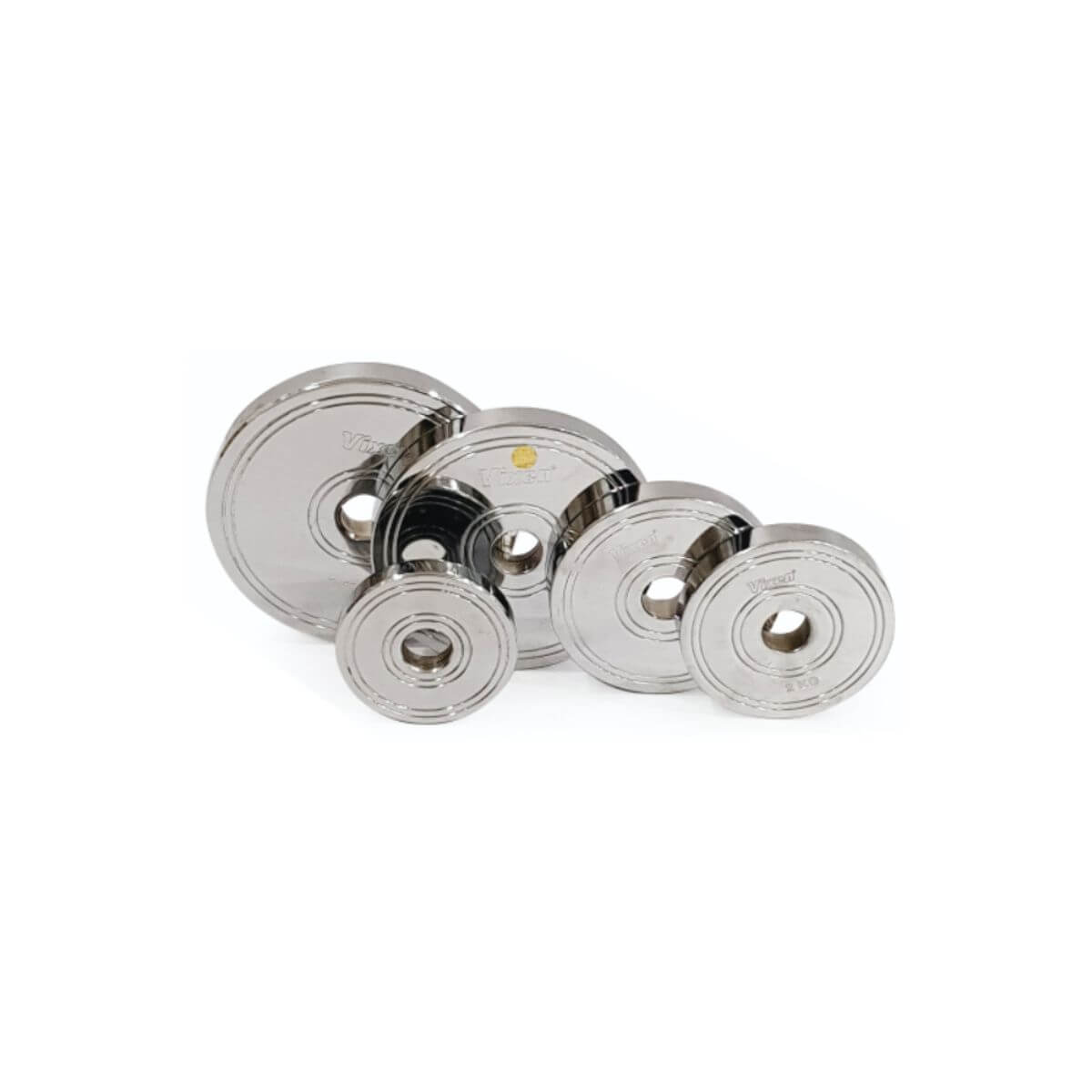 Vixen Bright Chrome Turned Weight Plates – Sportswing.in