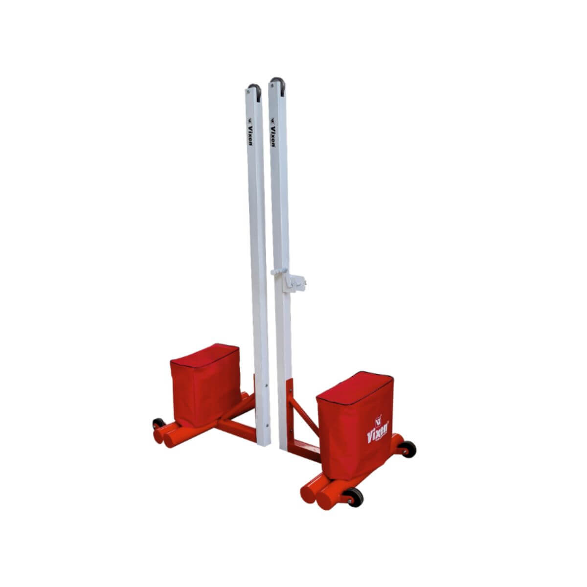 Vixen Movable 50MM Square Pipe Badminton Pole With Plastic Weight Stac ...