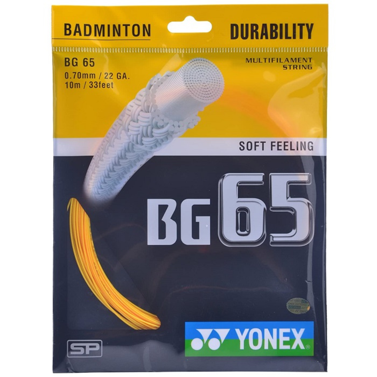 Yonex BG 65 Badminton String (Multi Color) – Sportswing.in