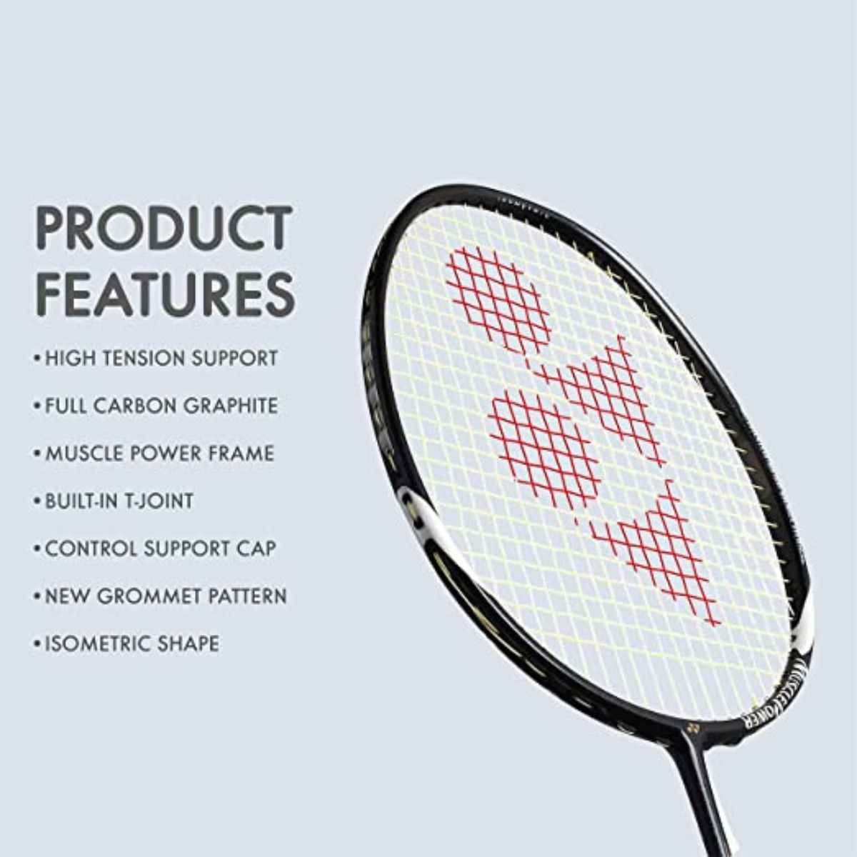 Yonex Muscle Power 29 Lite Badminton Racquet (Black) – Sportswing.in